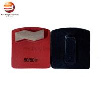China Single Wave Segment Diamond Floor Grinding Shoes for sale