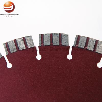 Cina lama di taglio del cemento armato di 14in con i segmenti di 15mm in vendita