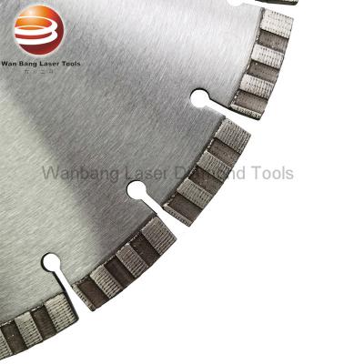 Cina un laser da 12/14/16 di pollice ha saldato Diamond Blade With Array Pattern che Turbo segmenta per cemento armato in vendita
