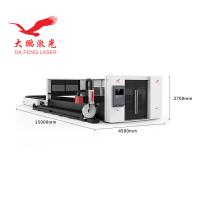 China Durable CNC Laser Cutting Machine Automatic 1500W With Pipe Rotary for sale