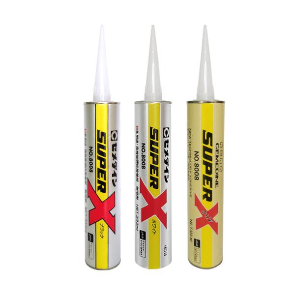Quality Cemedine Super 8008 Black and White Transparent Electronic Sealant Super X Metal for sale
