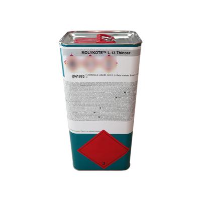 Китай Molykote L-13 Растворитель на основе растворителя для антифрикционных покрытий со сроком годности 60 месяцев и условиями хранения от 0°C до 40°C продается