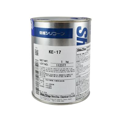 중국 신에츠 KE-17 고성능 액상 실리콘 고무 컴파운드, 전자 산업 및 금형 이형 접착제용 250°C 내열 판매용