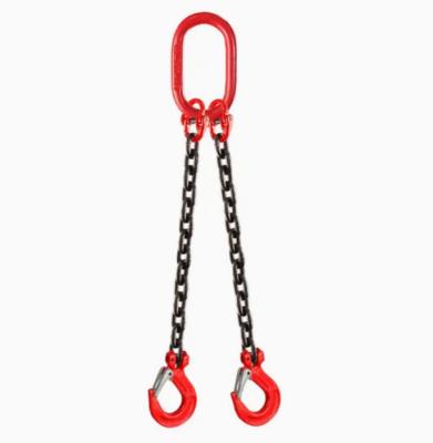 China Grade 80 Twee-benige Ketting Sling Assemblages Zware Hefoplossingen Te koop