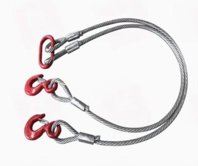 China DNV 2.7-1 Certified Offshore Container Lifting Steel Wire Rope Slings for sale