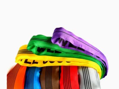 中国 5 トン目&目ポリエステル 丸いスリング 重荷を上げるときに優れた安全性と多用途性 販売のため