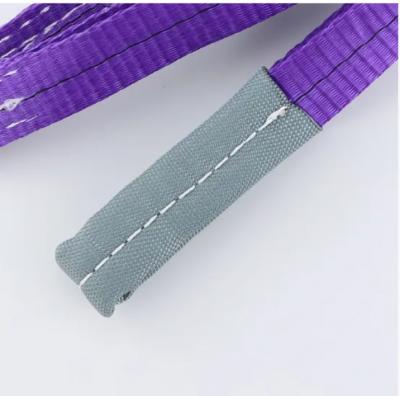 China Hoogwaardige blauwe polyester bandsling (240 mm breed) – 16.000 kg WLL | Gecertificeerd & Duurzaam Te koop