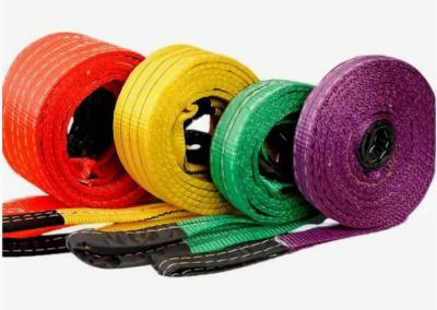 China CE gecertificeerde polyester webbing sling 1t-15t capaciteit voor veilig en efficiënt landbouwopheffen Te koop