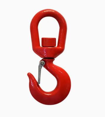 China G80 Grade 80 Alloy Steel Self-Locking Safety Hook with Automatic Locking Mechanism and Zinc Plated Finish for sale