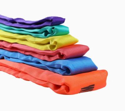 중국 저희 고강도 폴리에스터 엔드리스 라운드 슬링으로 뛰어난 리프팅 성능을 발휘하세요. 판매용