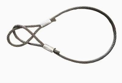 China Heavy-Duty Corrosion-Resistant Spliced Wire Rope Sling | 6-52mm Custom for sale