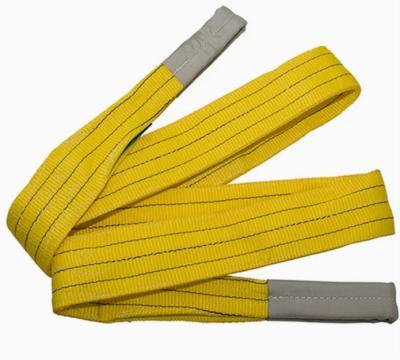 China Webbing Slings 3t Eye and Eye Industrial Lifting Belt for sale