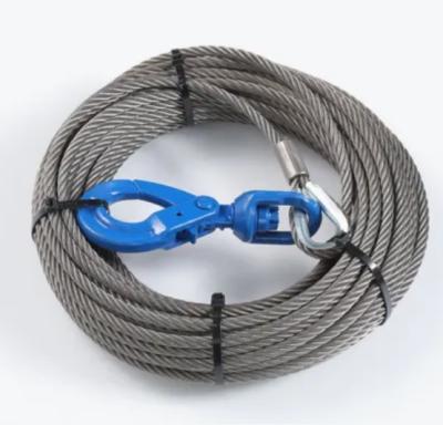 China High-Strength 7×19 Galvanized Steel Wire Ropes – Precision-Engineered for Industrial Winch Drives (GB/EN Compliant) for sale