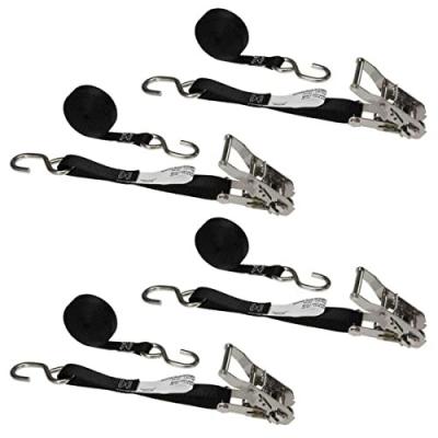 China Secure Your Load With Heavy Duty Ratchet Tie Down Straps Lashing Straps Included for sale