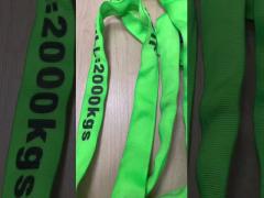 1.1 Meter 2 Ton Polyester Ronde Sling Oog En Oog, REE Lifting Slings
