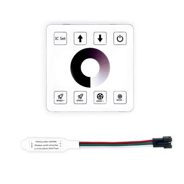 Controller a striscia a LED a 20 modalità supportato con batteria modello CR2025