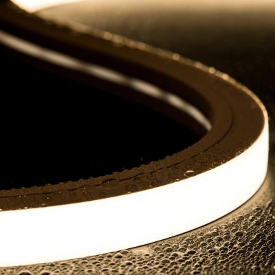 China 16*16mm Silicone Neon Strip Ip67 Ip68 12w/M Top Bend 24v Neon Rope Light Strip for sale