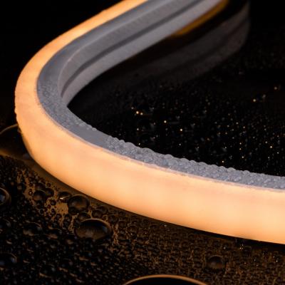 China 10*10mm Silicone Neon Strip Square 3 Sides Lighting Emiting Ra90 IP67 Waterproof Neon Light Strip for sale