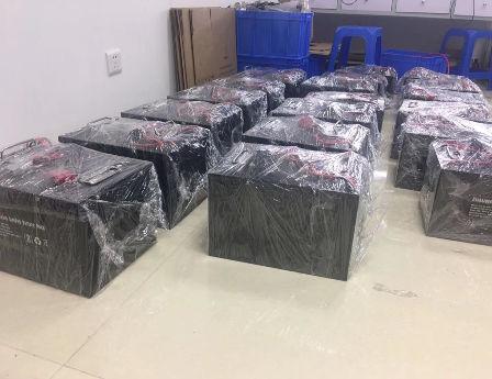 LiFePO4 battery Lithium ion battery 24V 48V 80Ah AGV RGV battery Robot power supply battery supplier