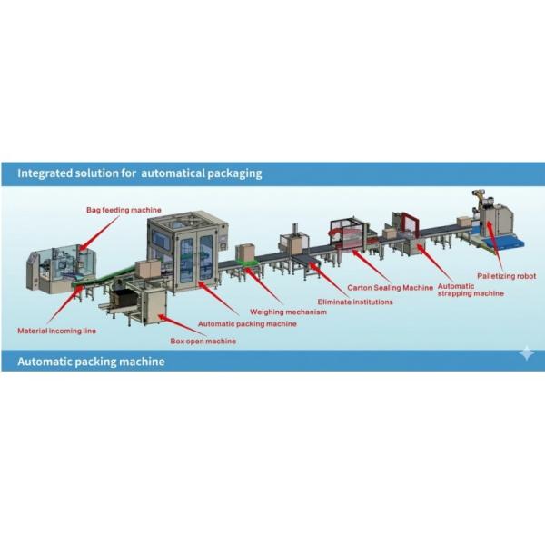 Quality Full-Automatic Packaging Turnkey Solution | Cut 60-80% Labor Cost, 12-24 Months Payback Period for sale