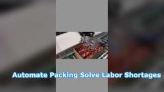 Delta Robot to pick and place Cocoa Little Square Crisp