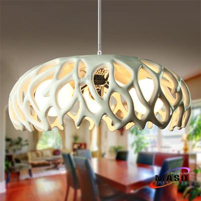 China Modern Coral Indoor resin pendant lights for sale