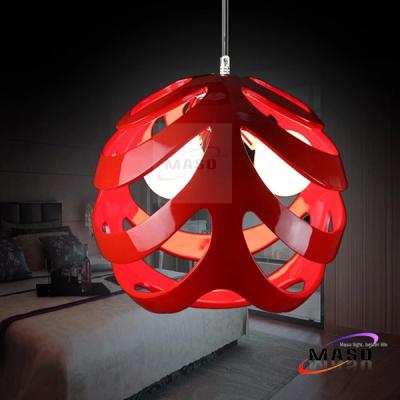 China Residential Lighting Ball Resin Pendant Light Warm White color temperature for sale