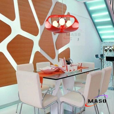 China Creative Modern Three Leaf Resin Pendant Light Home Lighting Decoration for sale
