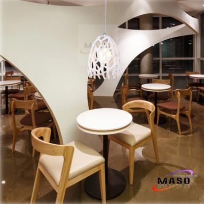 China White Coral Dinning room resin pendant lamp 70-80cm adjustable wire MS-P1008 for sale