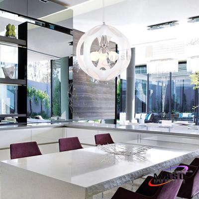 China Round Ball Contracted Resin Chandelier Three Lamp E27 Base Special Design Maso Factory for sale
