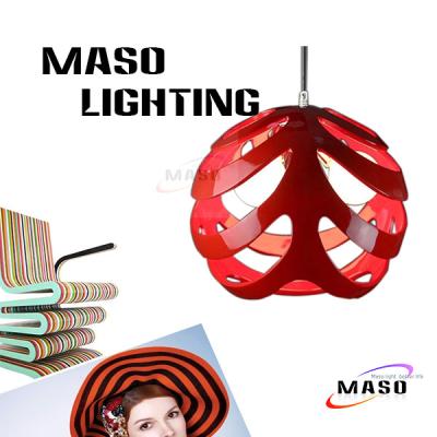 China Resin pendant lamp Covers Lighting Accessories Ball Shade Red Color for sale