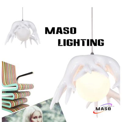 China New Pendant Lamp Root Shape Glass Cover Warm White CCT Energy Saving LED Globe Bulb Option for sale