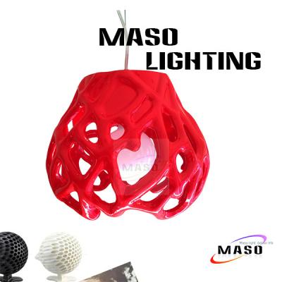 China Residential Lighting Coral Look LED Resin Pendant Lamp 3w 5w Bulb for Coffee Shop P1009S for sale