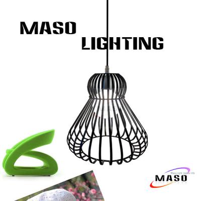 China Latest Iron Pendant Light Vintage Black Color Simple Lighting MS-I6012 for sale