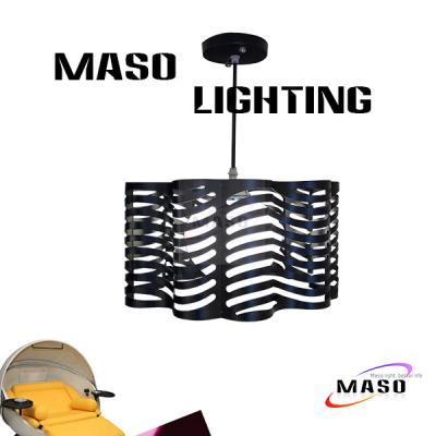 China Latest MASO four series 32*19cm Iron Pendant Lamp S Wave Shape Lighting MS-I6023 for sale