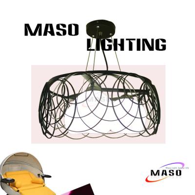 China MASO Latest Otctobor Product Circle Round Iron Pendant Lamp Three Light source MS-I6027 for sale