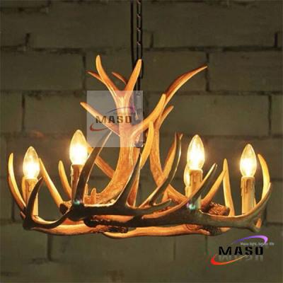 China MASO Chandelier Lighting Six Lamps Antler Shape E14 Lighting Base Zhongshan Factory for sale
