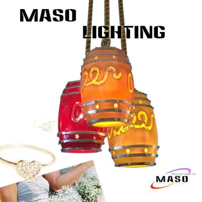 China MASO Latest Bar decorative pendant lamp for indoor lighting installation E27 base for sale