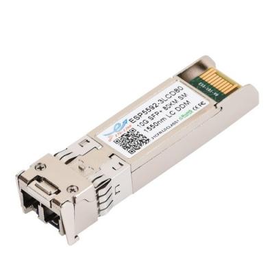 China Cisco, Huawei, HP compatible  ESP5592-3LCD80 10G SFP+ ZR 1550nm 80KM Transceiver for sale
