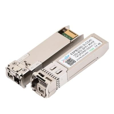 China Cisco, HP, Huawei,H3C compatible  WDM SFP,10G BIDI 40KM SFP+ Transceiver 1270/1330nm optical transceiver for sale