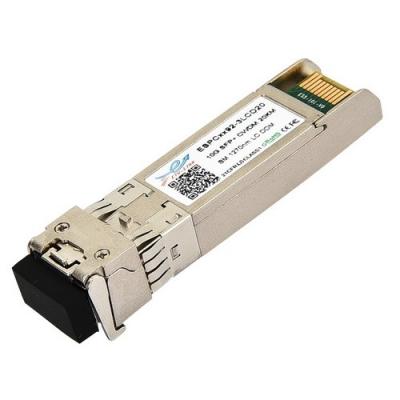 China Cisco, HP,Huawei, Juniper compatible SFP CWDM ESPCxx92-3LCD20 20KM SFP+10Gbps CWDM 20KM SFP+ Transceiver for sale