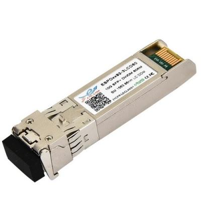 China Cisco, HP,Huawei, Juniper compatible SFP+ DWDM ESPDxx92-3LCD80 80KM 10G DWDM 80KM 100GHZ SFP+TRANSCEIVER for sale