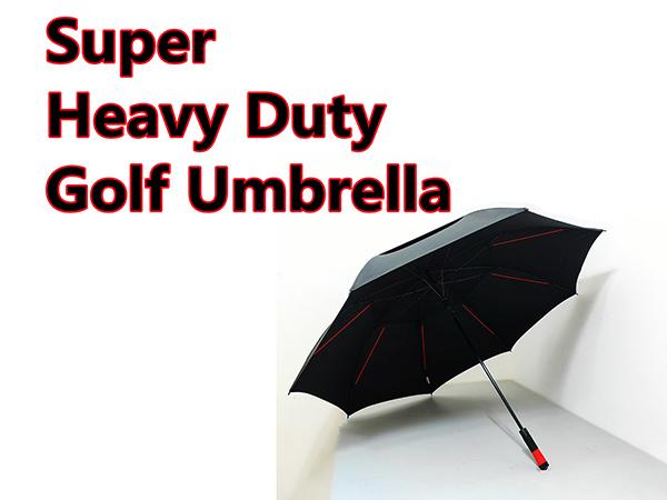Professional 68-inch windproof golf umbrella with double canopy