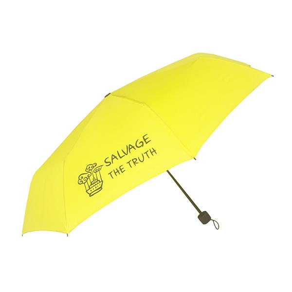 Quality 42-inch Memorial Umbrella with Steel Frame and Vigil Yellow Canopy for for sale