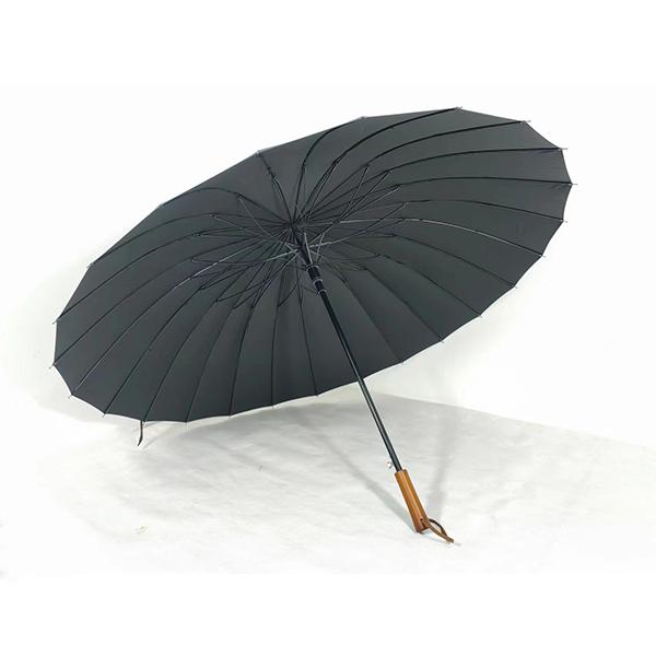 Quality Luxury 24 Ribs Straight Walking Umbrellas Automatic Open 120cm Canopy Umbrellas for sale