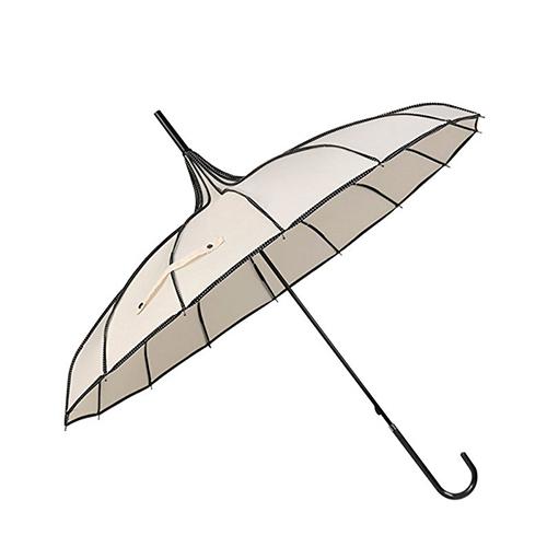 Quality 16 Ribs Manual Straight Walking Umbrellas With Curved Hook Handle for sale