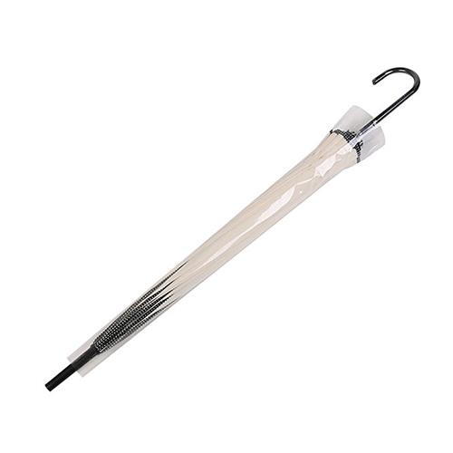 Quality 16 Ribs Manual Straight Walking Umbrellas With Curved Hook Handle for sale