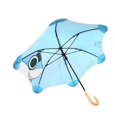 China Kid's umbrella Safe Mini Wooden Handle Umbrellas 17
