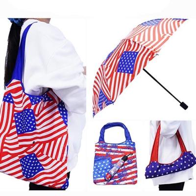 China 42-inch Canopy 2-in-1 Umbrella with Reusable Shopping Bag and 3-Year Warranty for sale