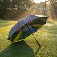 Quality 60" Custom Color Golf Umbrella with UV50+ Protection & Custom Club Logo for sale